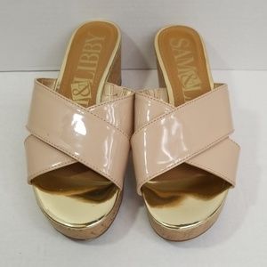 Sam & Libby | Shoes | Libby Sam Slip On Platform Sandals | Poshmark